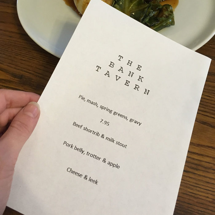 The Bank Tavern | A Uniquely Inhospitable Place